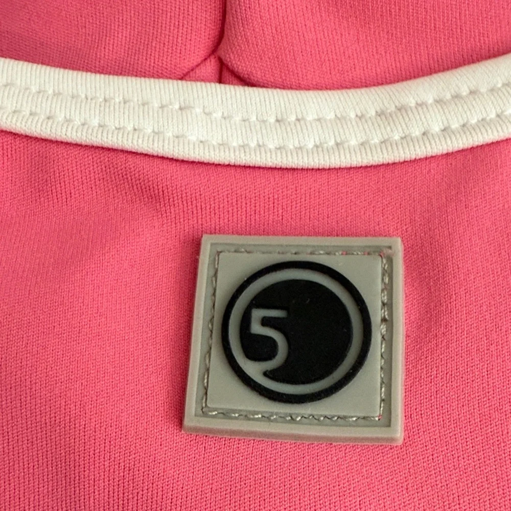 Five Dancewear | Other | Five Dancewear Pink And White Strappy Bralette ...